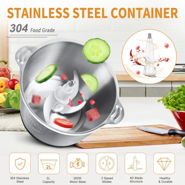 Tocator electric pentru legume sau carne + mini razatoare pentru legume ...