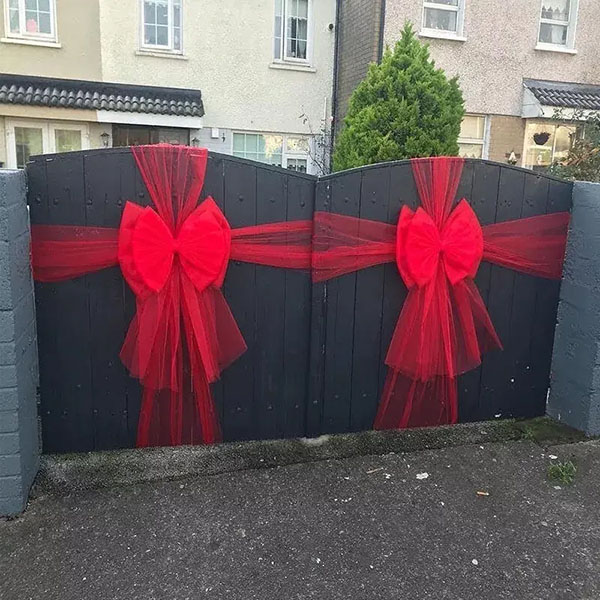 Funda usa Craciun, panglica de 750 cm, aplicare rapida si usoara cu ...